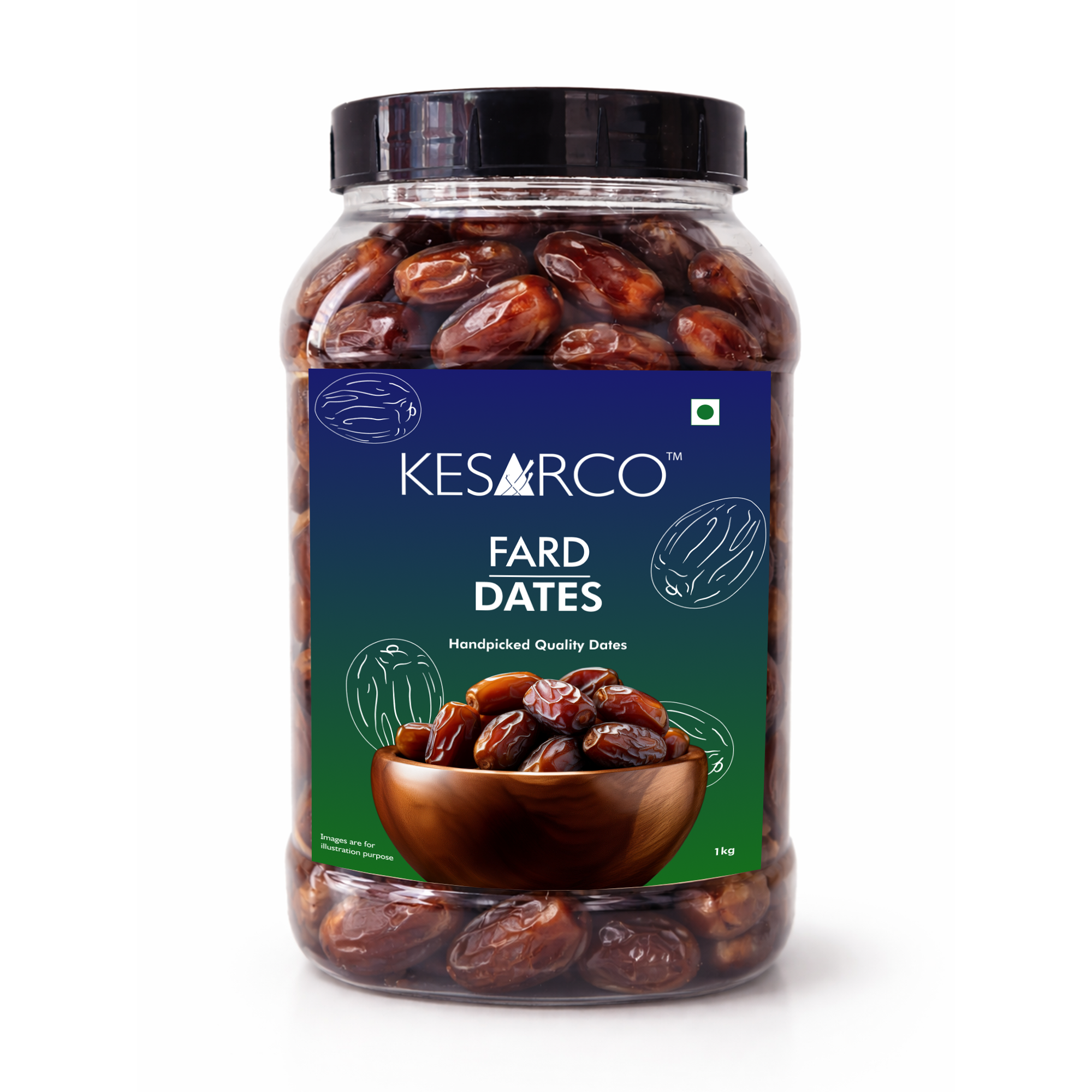 Premium Fard Dates 1kg – KesarCo